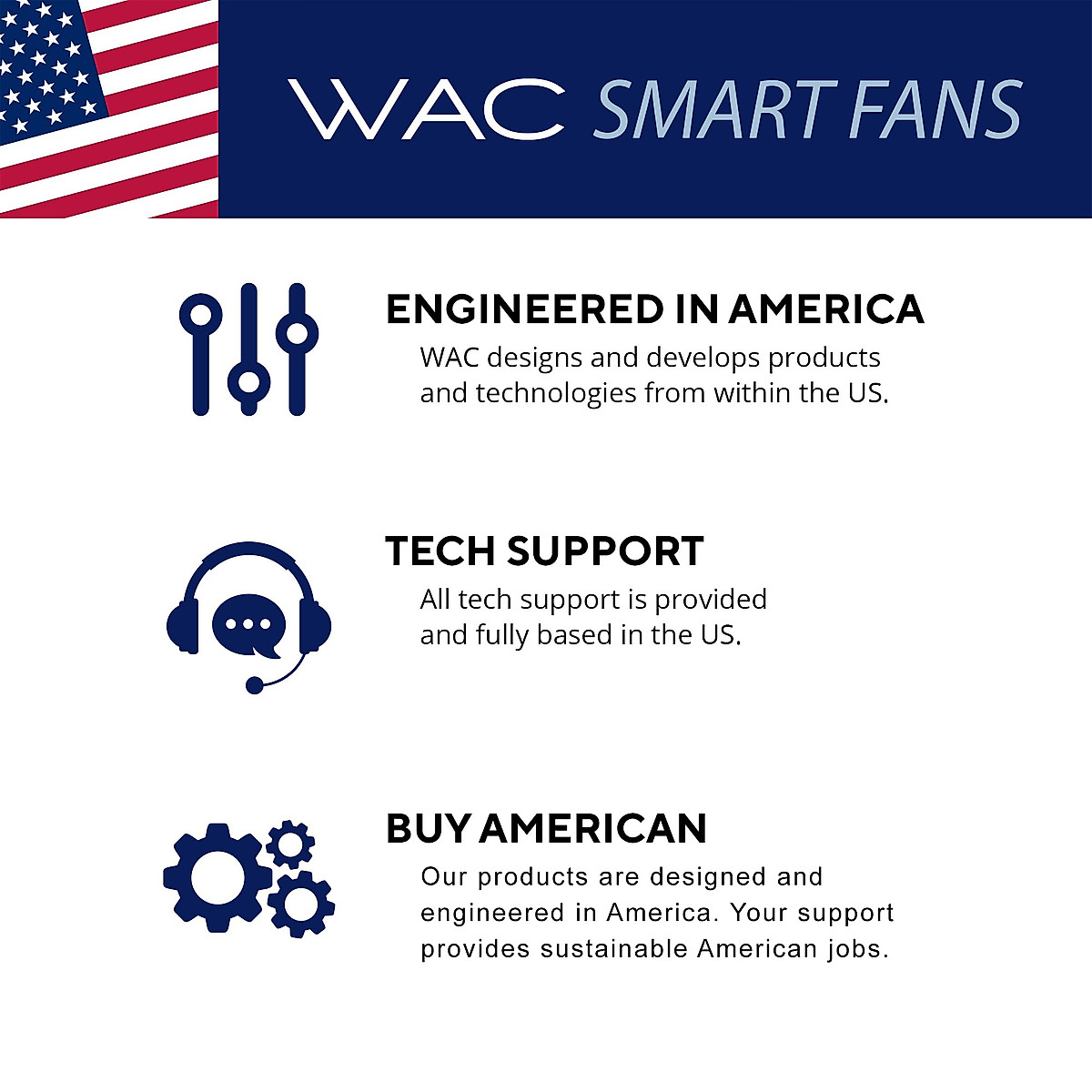 WAC Smart Fans Mocha Indoor and Outdoor 3-Blade Ceiling Fan 54in Brushed Aluminum with Remote Control works with Alexa and iOS or Android App