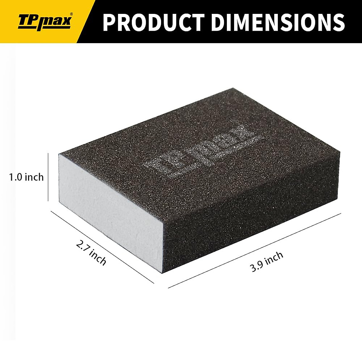 Sanding Sponge, Coarse/Medium/Fine/Superfine 6 Different Specifications Sanding Blocks Assortment,6 PCS,Washable and Reusable.