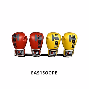 VEITEOX FTY Boxing Glove Rack Wall Mount, Metal Boxing Glove Holder, Boxing Mitts Gloves Organizer Storage Rack for 2 Pair of Gloves