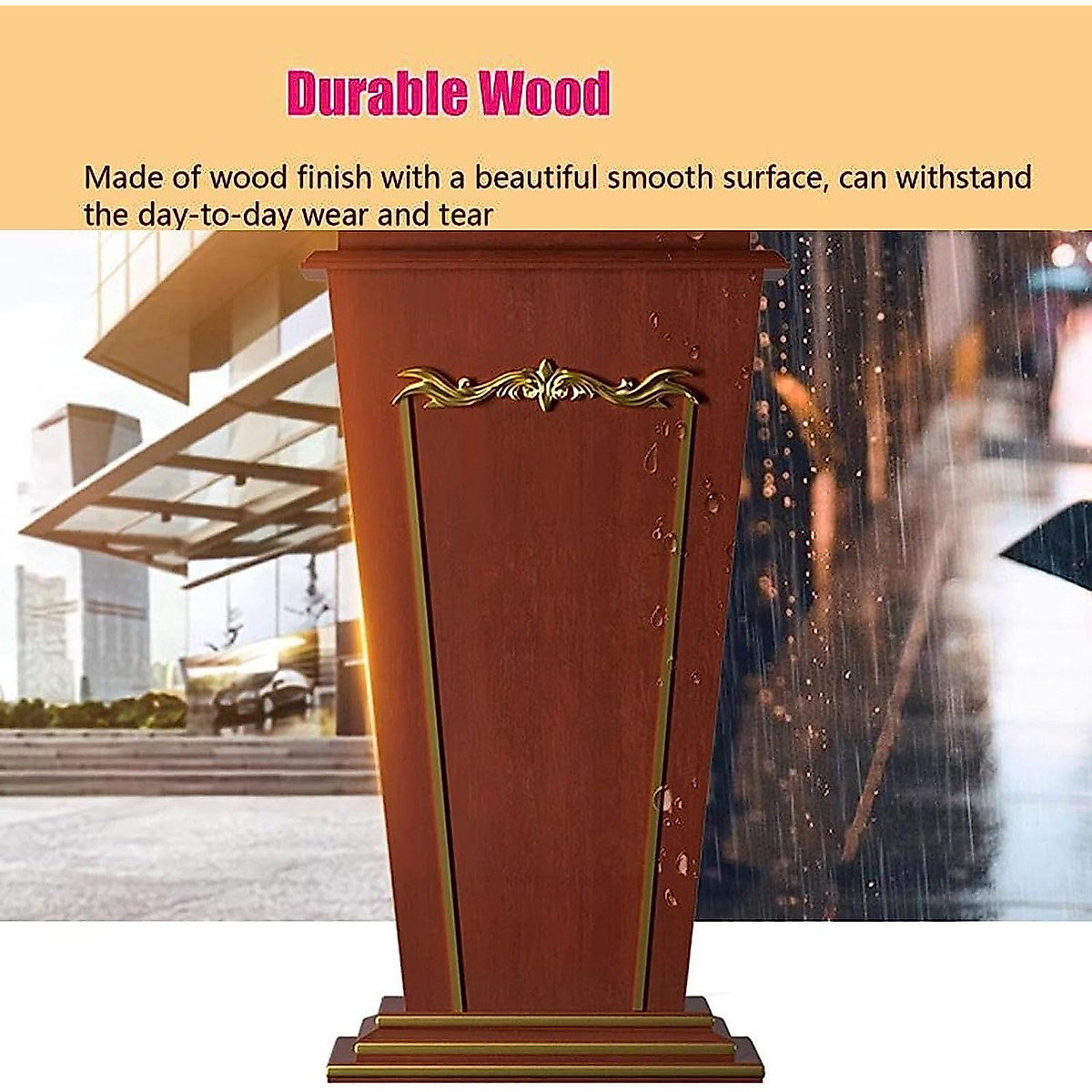 Lectern Podium Podium Stand Wooden Podium Stand Heavy Duty Professional Lecterns Easy to Assemble Church Pulpits