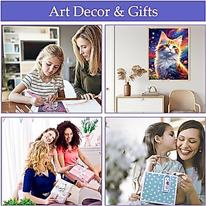 Halloween 5D Diamond Painting Kits for Adults Beginners,Animal Peacock Round Full Drill Diamond Art Kit,DIY Paint by Diamond Dots Gem Art Kits,for Christmas Home Wall Decor 24x48inch/60x120cm WS-504