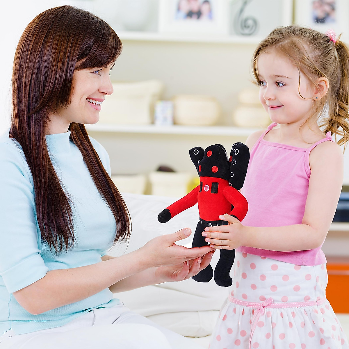 Viloni Skibidi Toilet Man Plush Animal Plushie Doll Stuffed Gift for Game Fans Kids Children 11.8 Inch