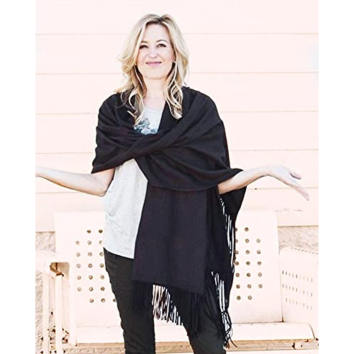 FURTALK Women's Pashmina Shawls and Wraps for Evening Dress Long Scarf Wedding Bride Bridesmaid Shawl Gifts