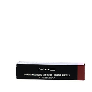 MAC Powder Kiss Liquid Lipcolour Over The Taupe