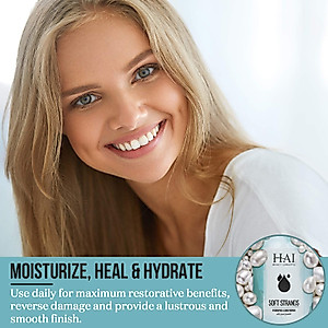 SOFT STRANDS Conditioner by HAI - Deep Cleansing and Moisturizing Professional Formula w/pump