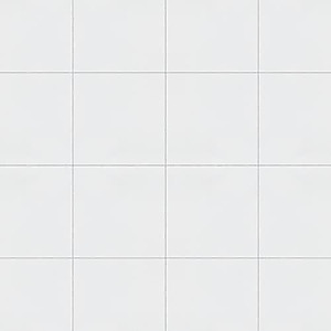 Merola Tile FRC8TWEW Twenties White 7.75" x 7.75" Ceramic Floor and Wall Tile, 25