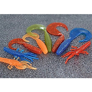 PWWDADA 275pcs Fishing Lure Set Including Frog Lures Soft Fishing Lure Hard Metal Lure VIB Rattle Crank Popper Minnow Pencil Metal Jig Hook for Trout Bass Salmon with 1 Free Tackle Box