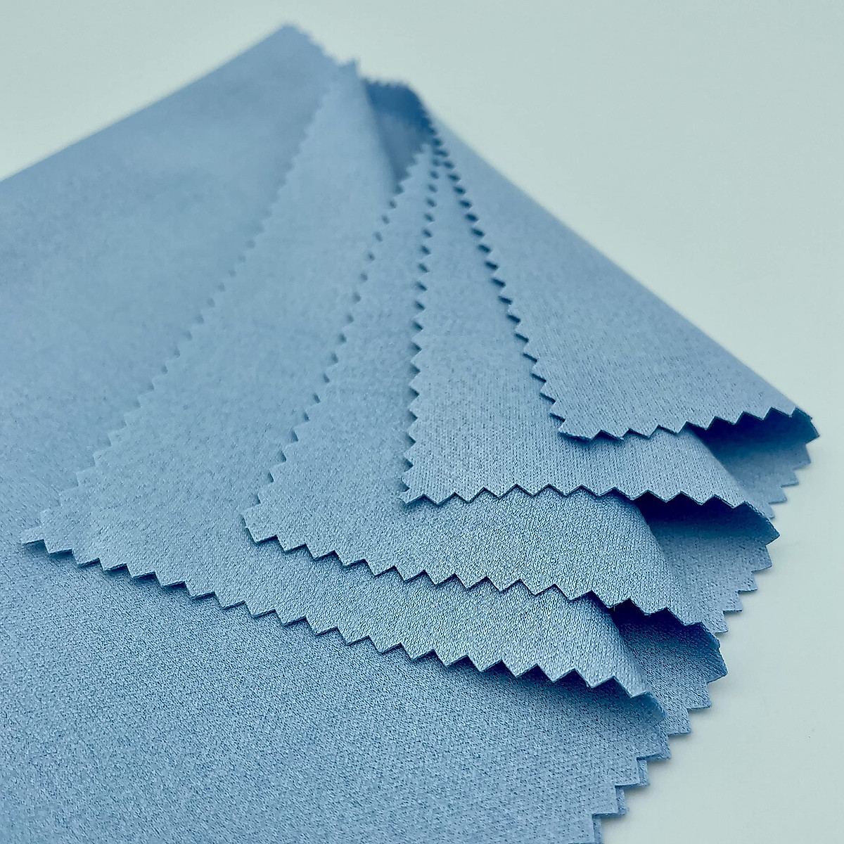 AAwipes Violin Clean Cloths Microfiber (6-Pack 12"x12" Cloths Blue) Plush Polishing Cloths for Musical Instruments Premium Cleaning Cloths for Guitar Piano Clarinet Trumpet Sax Universal (HCIS-1212-B)