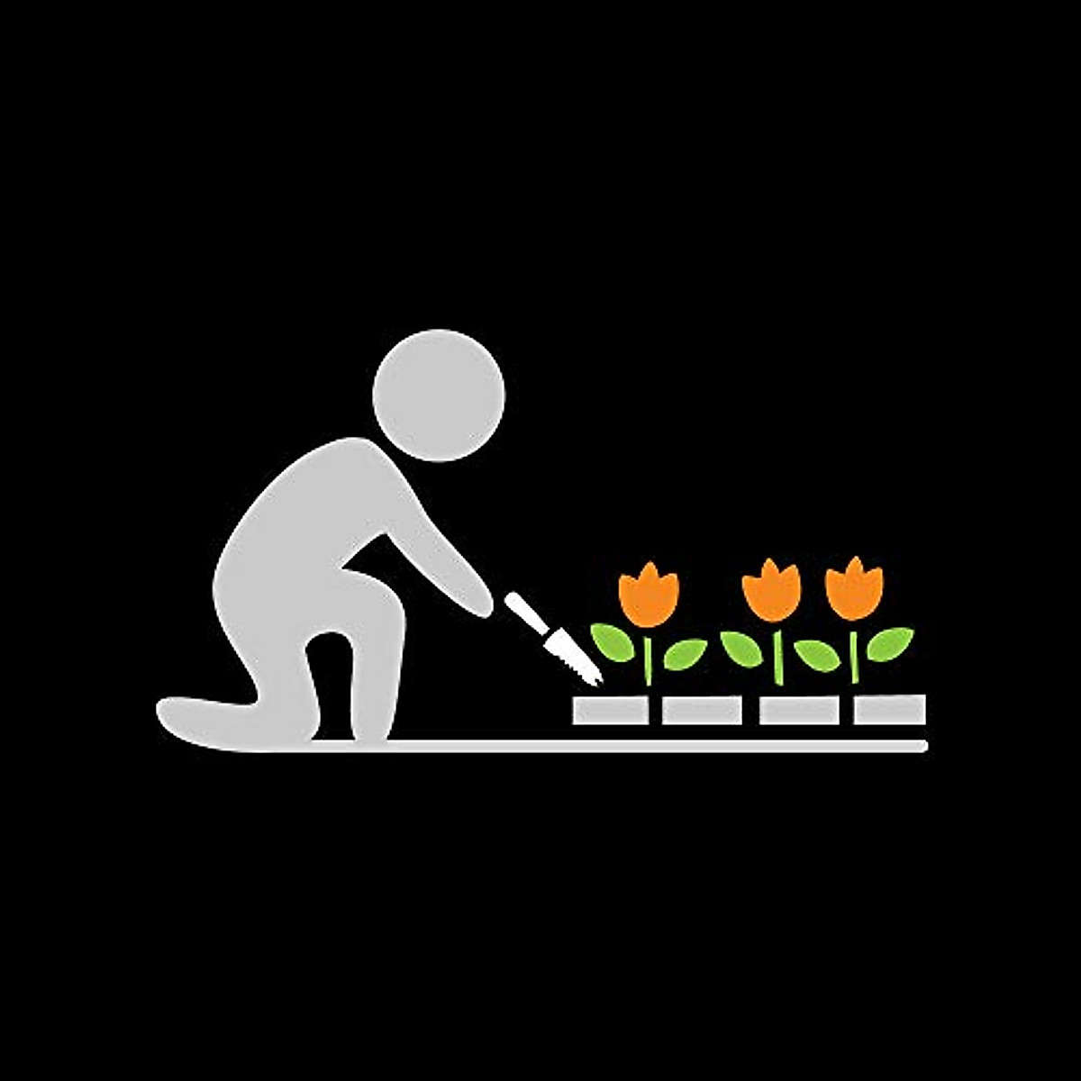 Fiskars 340130-1001 Garden Hori Knife with Sheath, Black