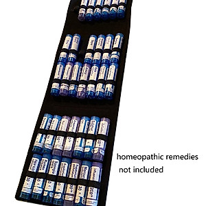 Foldable Homeopathy Storage Case Homeopathy Organizer Box Kit for 42 Tubes