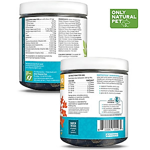 Only Natural Pet EasyDefense Barrier Bites Soft Flea Chews for Dogs - First Line of Defense Againts Fleas & Ticks, Boosts Immune System and Healthy Skin & Coat - (90 Bacon Flavored Soft Chews) 1 Pack