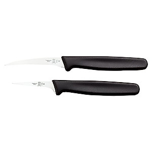 Mercer Culinary Thai Fruit Carving Knife Set, 2 Inch & 2.5 Inch, Black