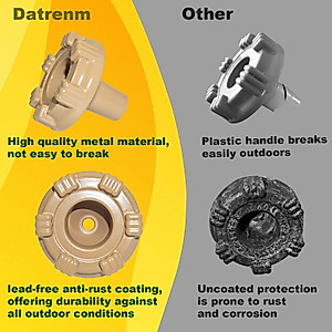 Datrenm RK-14MH Outside Faucet Repair Kit Metal Handle Compatible with Woodford Model 14,Model 18