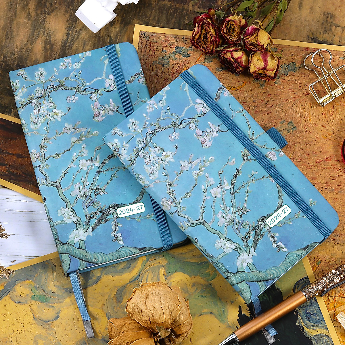 2024-2027 Monthly Pocket Planner/Calendar - Jul 2024 - Jun 2027(36 Months), 3 Year Monthly Planner 2024-2027, 6.3" x 3.8", with 61 Notes Pages, Inner Pocket, 2 Bookmarks, Pen Holder & Elastic Closure