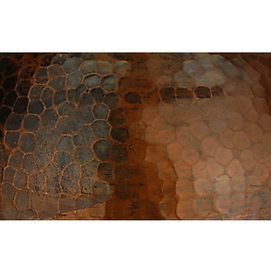 Premier Copper Products L500DB 9-Inch Hand Hammered Copper Cone Pendant Light, Oil Rubbed Bronze