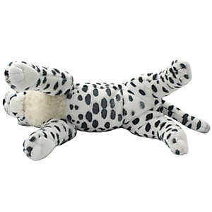 TAGLN The Jungle Animals Stuffed Plush Toys Cheetah Tiger Panther Lioness Pillows (White Leopard, 16 Inch)