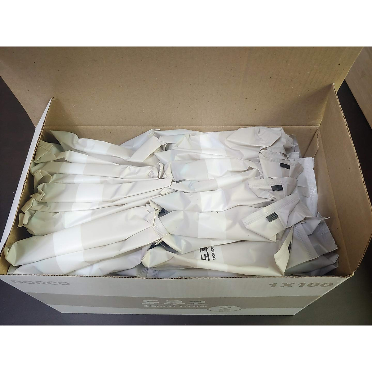 Stainless Steel Twin-Blades Disposable Razors - Individually Packed Shavers in Bulk 100EA