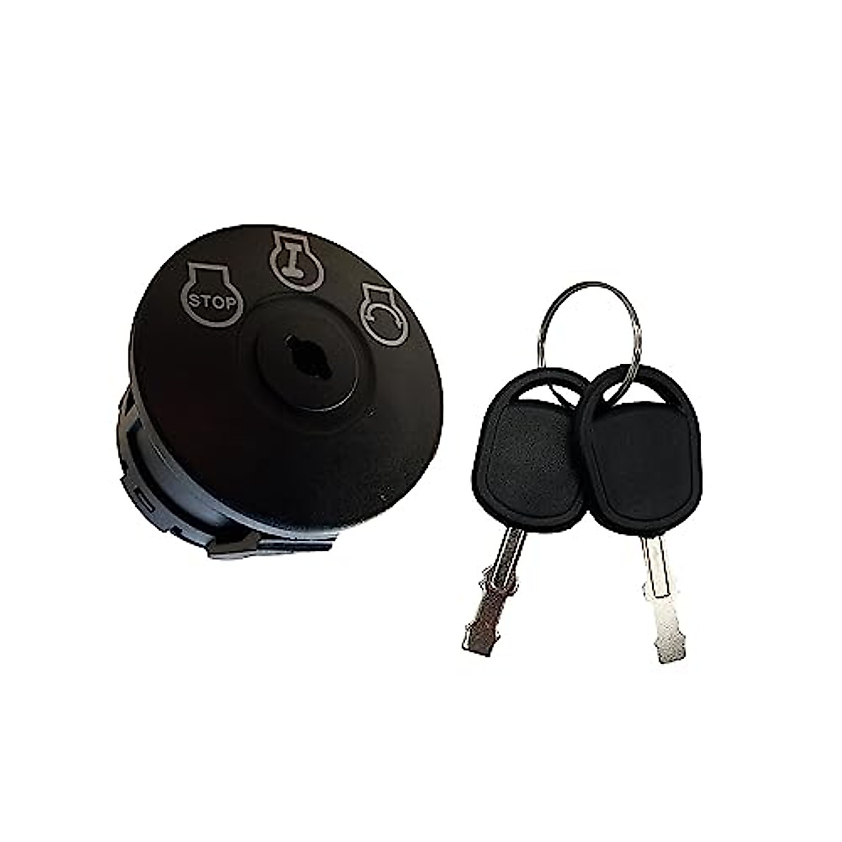 H-Jun Ignition Switch 3 Position with Key for Cub Cadet, MTD, Troy-Bilt, Husqvarna, Craftsman, Delta, JD Riding Lawn Mower, 725-04228, 925-04228