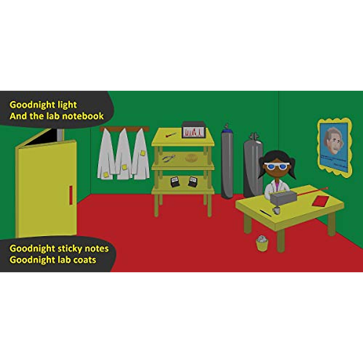 Goodnight Lab: A Scientific Parody Bedtime Book for Toddlers (Funny Gift Book for Science Lovers, Teachers, and Nerds)