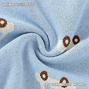 Bleu La La Baby Blanket for Boys 100% Cotton Buttery Soft Cozy Receiving Swaddle Crib Stroller Blanket for Shower Gift Registry for Newborns, Infants, Toddlers (Cars - Baby Blue)