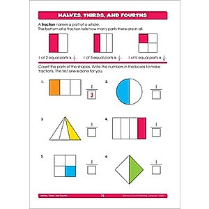School Zone - First Grade Basics Workbook - 96 Pages, Ages 5 and Up, 1st Grade, Phonics, Vowels, Beginning Reading, Math, Telling Time, Money, and More (School Zone Basics Workbook Series)