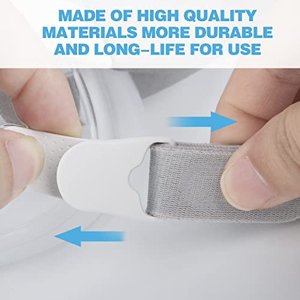 Quick-Disconnect Cpap Headgear Clips Magnetic Mask Clips Compatible Whit Resmeds AirFit F20 F30 N20, Compatible Whit AirTouch F20 F30 N20 (4 Pack)