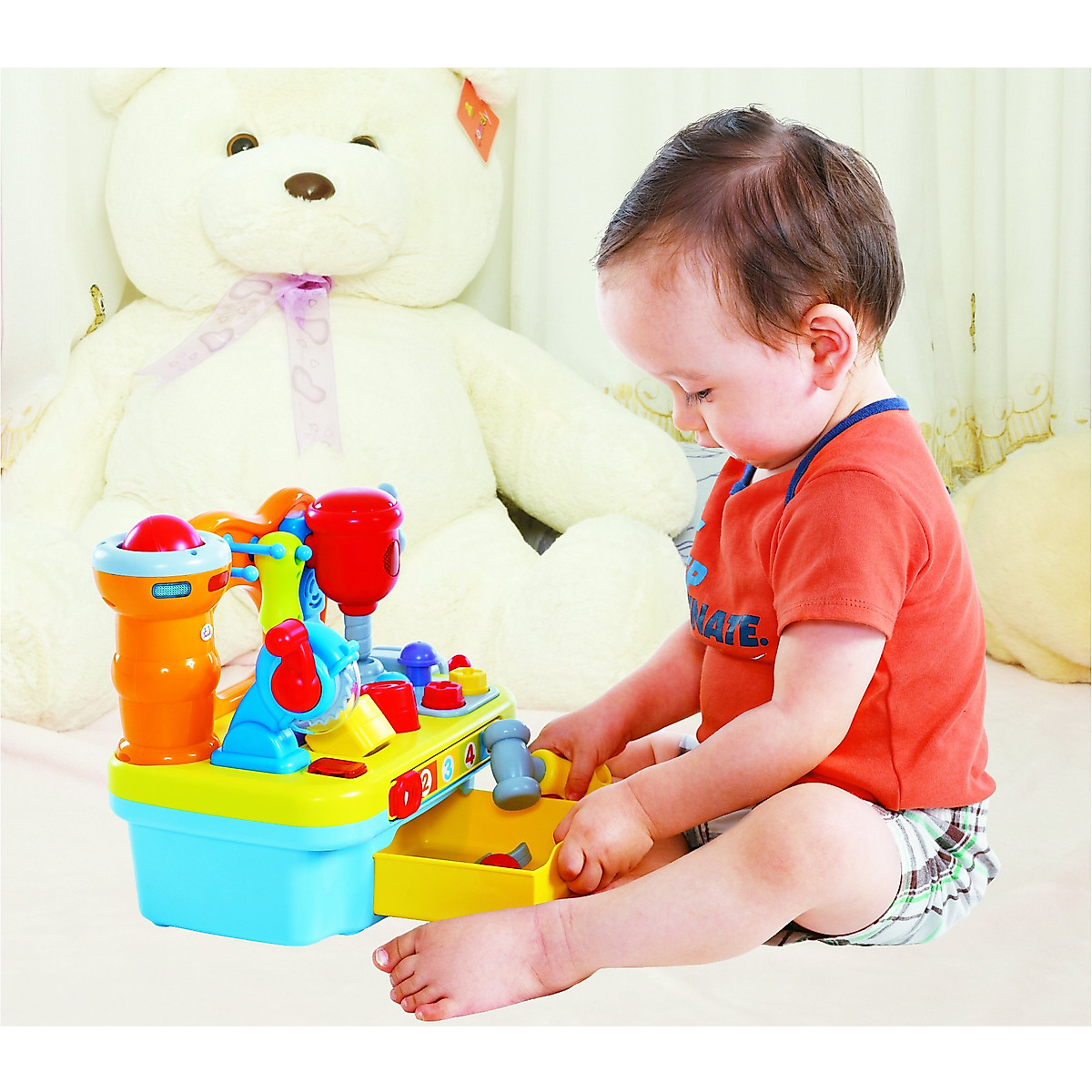 CoolToys Toddler Workshop Playset - Learn Colors, Shapes & Numbers