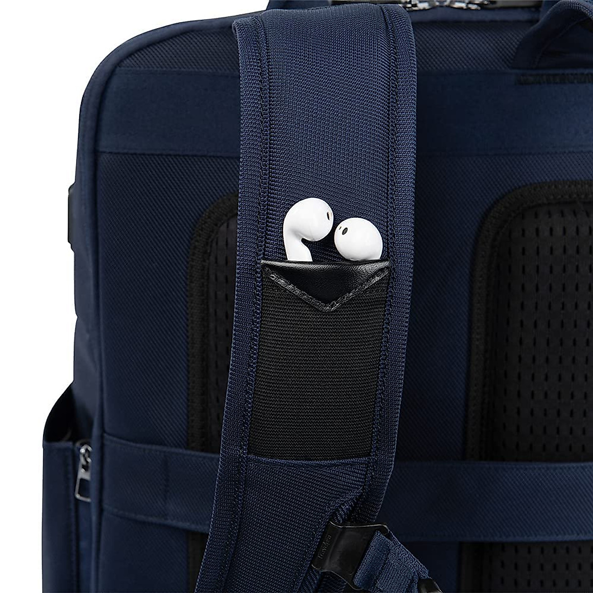 Travelpro Crew Executive Choice 3 Large Backpack Fits Up to 15.6 Laptops and Tablets, USB a and C Ports, Men and Women, Patriot Blue