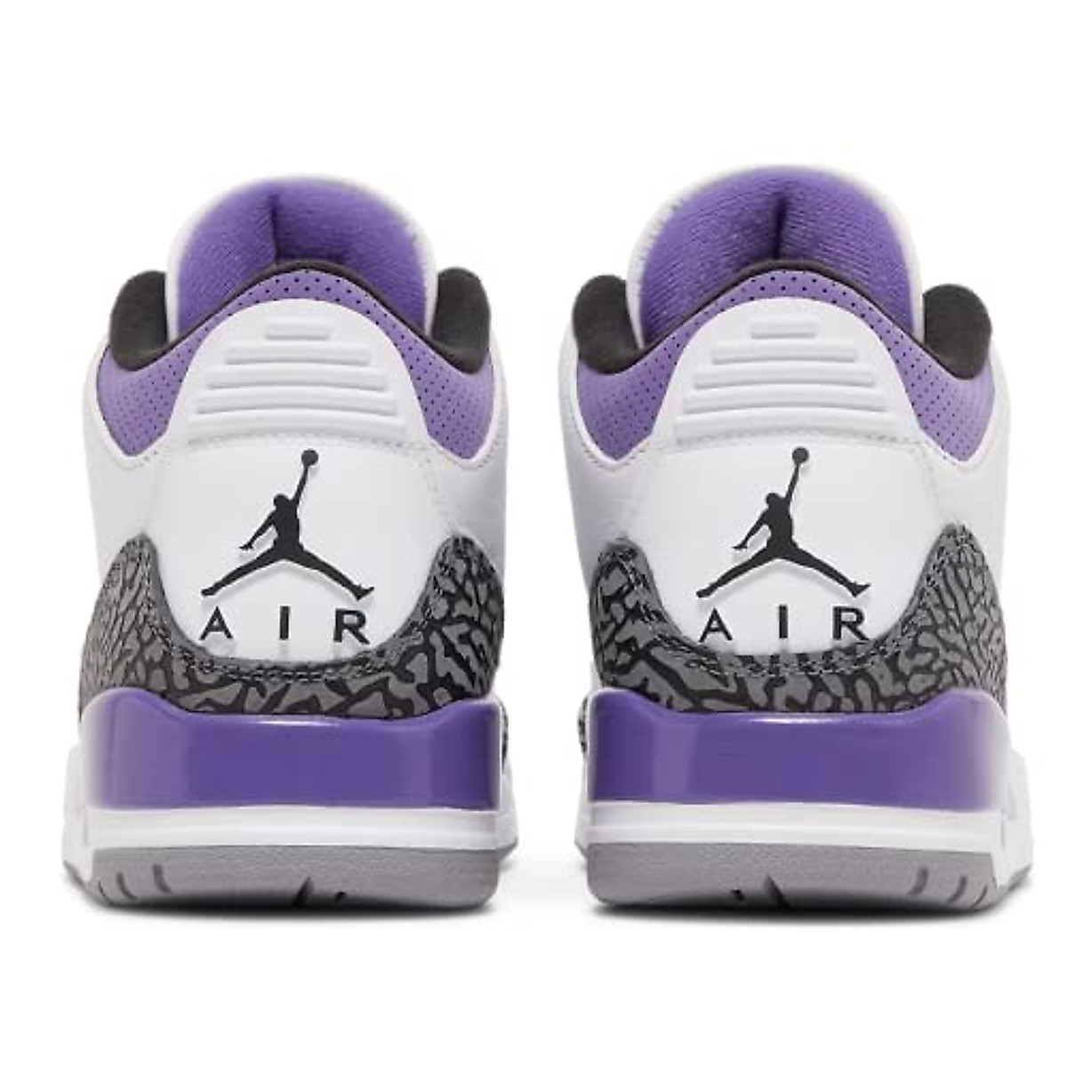 Nike Men's Air Jordan 3 Retro Basketball Shoes, White/Black-dark Iris-cement G, 10