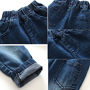 Kimocat Baby Boys Clothing Set Fashion Casual Suit Long Sleeve and Denim Pants