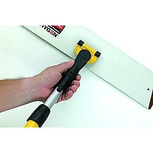 Rubbermaid Commercial Products, Lightweight HYGEN Quick-Connect Mop Frame for Wet or Dry/Dust Pads, 17 Inch, FGQ56000YL00