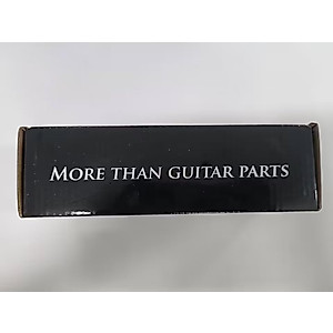 Musiclily Ultra 52.5mm Full Solid Brass 6-Screws PRS-Style Tremolo Bridge Knife Edge for Strat Style Electric Guitar, Black