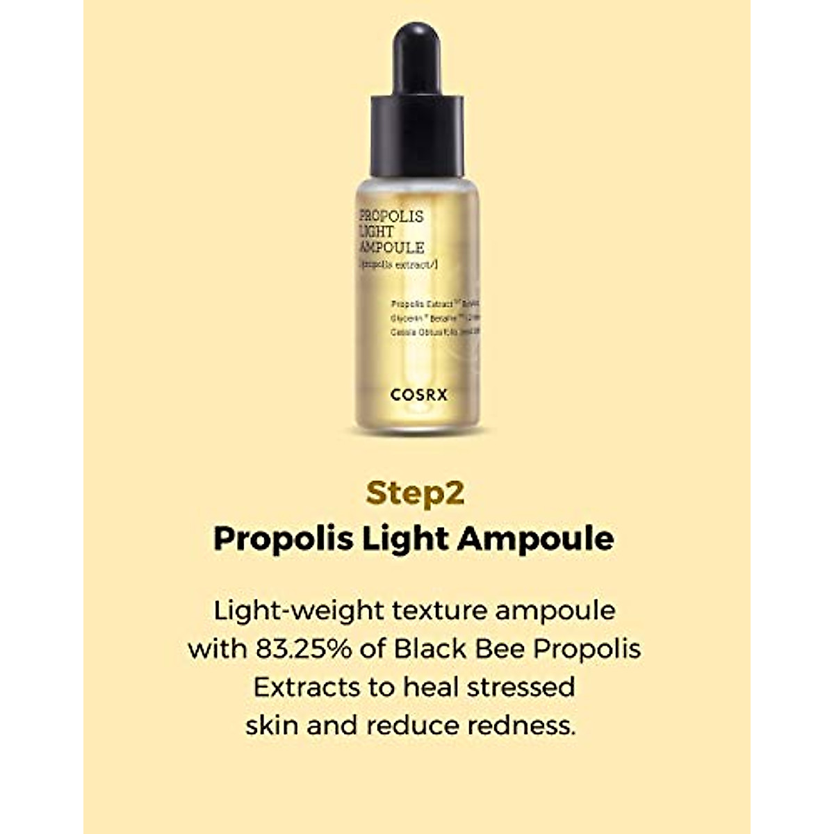 COSRX Honey Glow Kit | Propolis Synergy Toner, Ampoule, Cream | Moisturizing, Hydrating, Nourishing