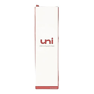 uni 8K USB C to DisplayPort Cable 6FT, 8K@60Hz 4K@240Hz Thunderbolt 4/3 to DP 1.4 Cable Non-bidirectional Support 32.4 Gbps, FreeSync, G-Sync Compatible with iPhone 15 Pro, MacBook Pro/Air, iPad, iMac