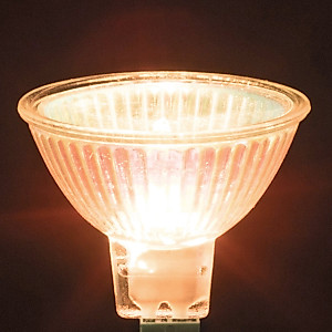 Simba Lighting Halogen MR16 20W 12V Light Bulbs (10 Pack) for Landscape, Track Lights, Fiber Optics, Desk Lamps, BAB C Spotlights with Glass Cover, GU5.3 Bi Pin Base, 2700K Warm White Dimmable