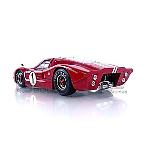 Shelby Collectibles SC423 1967 Ford GT MK IV #1 Red LeMans Winner 24 Hours 1/18 Diecast Model Car