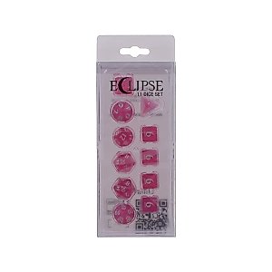 Ultra PRO - Eclipse 11 Dice Set (Hot Pink) - Great Dice Set for All Kinds of Card Games and Board Games Such As, DND, MTG, and RPG - UP Your Game with Ultra PRO