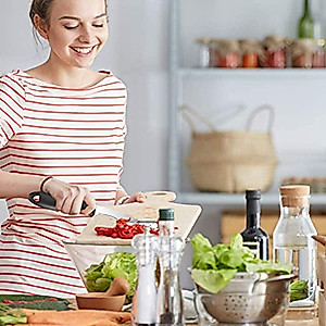 Jalapeno Pepper Corer,FIOTOK Stainless Steel Chili Corer Remover kitchen Tool with Serrated Slice and Rubber Handle Easily Seed Remover or Slice off Vegetables tops for Barbecue Roasting Peppers