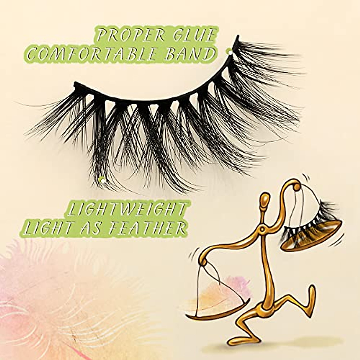 FARRED Wholesale Faux Mink Lashes Bulk 50 Boxes 10 Styles Eyelashes Volume Lashes 10 Portable Individual Boxes 10-20mm Mixed Natural Look Lash 3D False Eyelashes