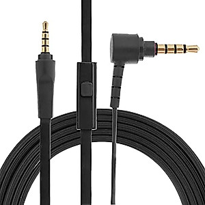 Yuisle 100AAP 100ABN Headphone Cable for 100ABN 100AAP WH-1000XM3 WH-H900N MDR-1A Headphones Replacement Cable Cord Headphones Cable with Microphone