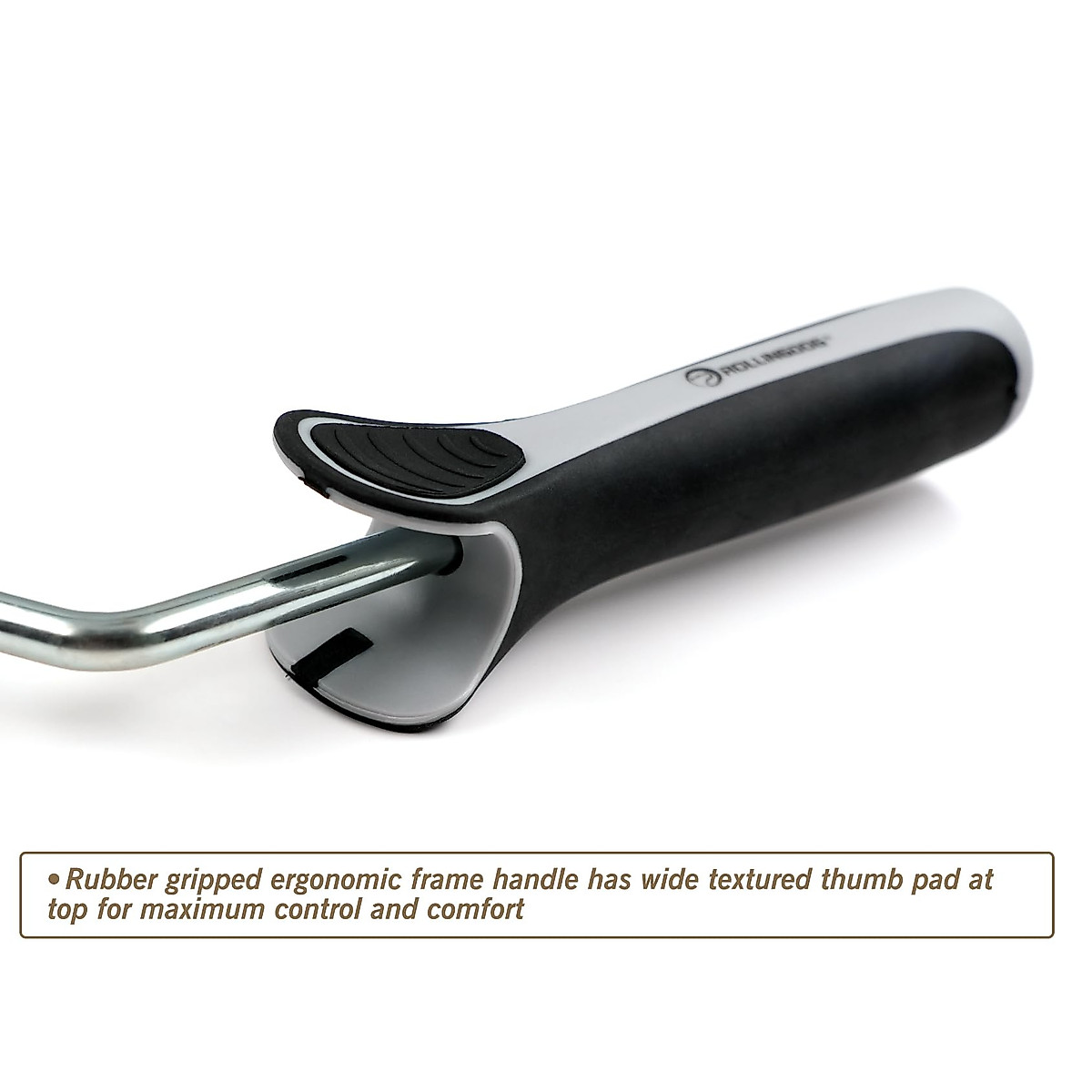 ROLLINGDOG Spike Roller-Epoxy Floor Spiked Roller for Self Leveling Concrete,Spiked Screeding Compound Roller for Cement Concrete Paint(230mm)