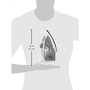 Amazon Basics Teflon Soleplate Steam Iron, 1200-Watt