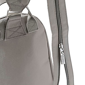 Baggallini Naples Convertible Small Daypack Sling Crossbody, Sterling Shimmer