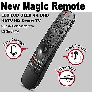 AZMKIMI Remote Control Replacement for LG MR22GA MR21GA Magic Smart TV LCD LED 3D HDTV Most 2021 2022 TVs Smart TVs (Voice Search)