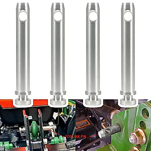 Yoursme S07070200 Cat 1 Top Link Pin Hitch Accessories for Tractors, 5-1/2” – 3/4”, Replace 195589M1, AC339942, 4 Packs