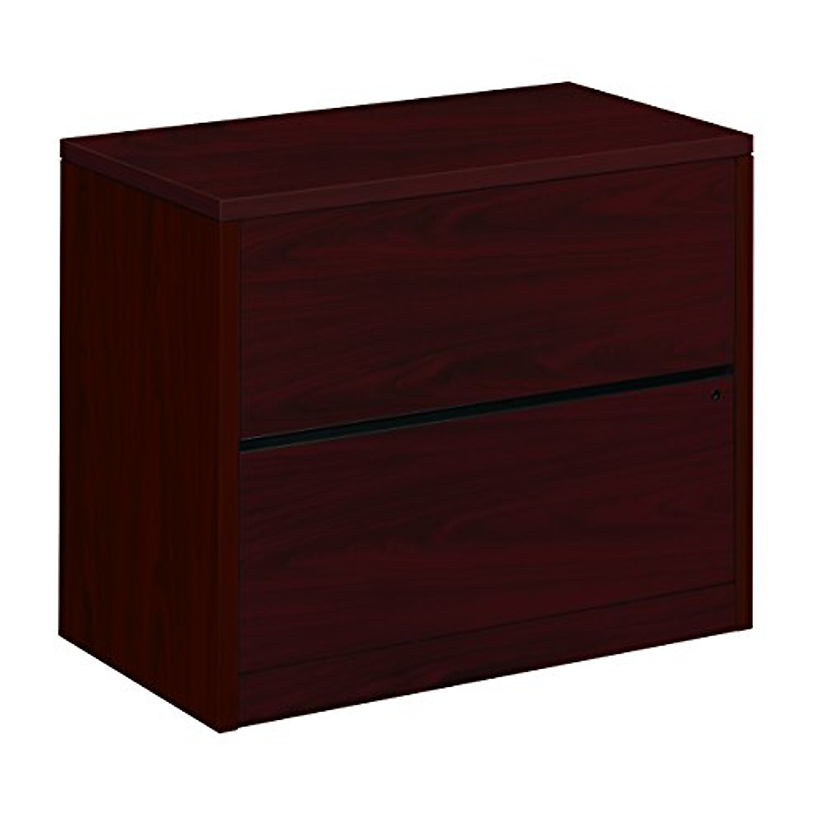 HON 10500 Series Two-Drawer Lateral File 36w x 20d x 29-1/2h Mahogany