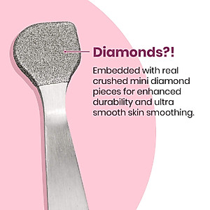 Lindo Beauty Face Buffer - Microdermabrasion Exfoliation Tool, Diamond dust Infused Skin Buffering tool, Smooth Skin, Radiant Complexion, Reduce Fine Lines and Wrinkles, Travel Pouch Included