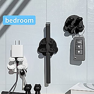 16 Pcs Silicone Toothbrush Hooks,Multi-Function Hook Waterproof self Adhesive Plug Holder Reusable,Razor Holder for Shower Key Holder for Wall, for Bathroom Kitchen Living Room Office