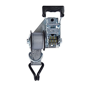 Keeper 05530-3 1-1/2" x 8’ Mountable Rack-Ratchet with 500 lbs. Working Load Limit and 1,500 lbs. Break Strength