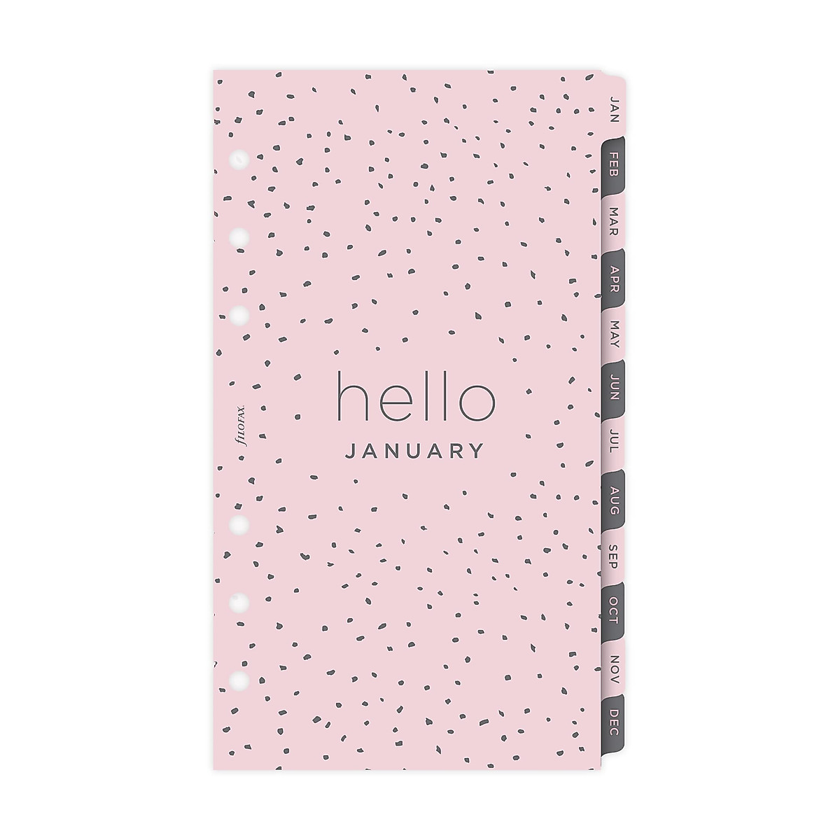 Filofax Personal Confetti Week to View Diary - 2023, White (23-68491)